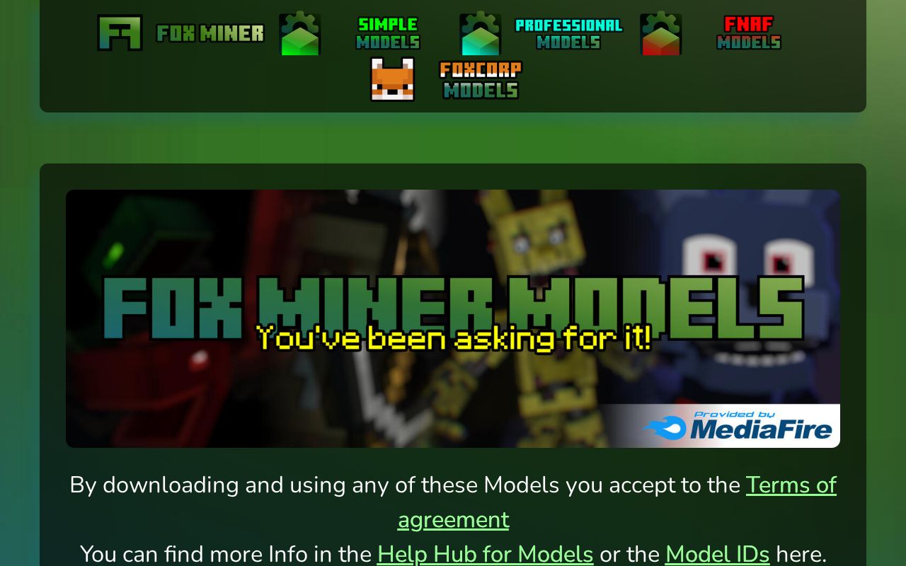 Fox Miner - Model Library